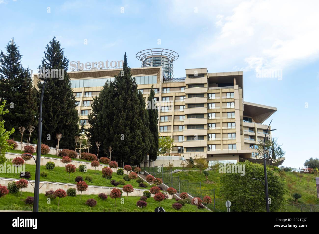 Historic Sheraton Grand Tbilisi Metechi Palace. Tbilisi Georgia Stock ...
