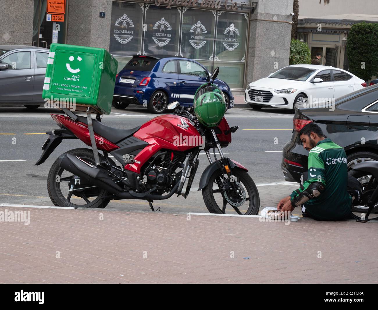 Careem food delivery service Dubai Stock Photo - Alamy