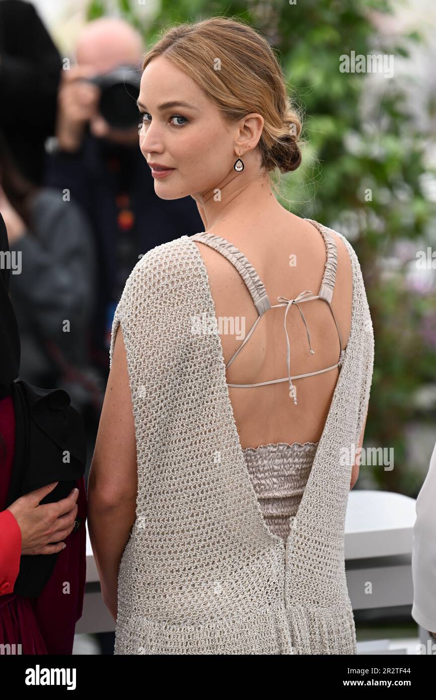 Jennifer Lawrence attending the photocall for Bread and Roses during ...