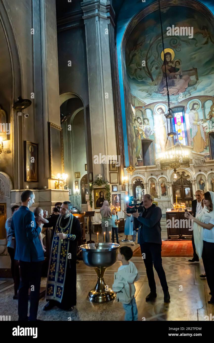 Baptism rituals hi-res stock photography and images - Alamy
