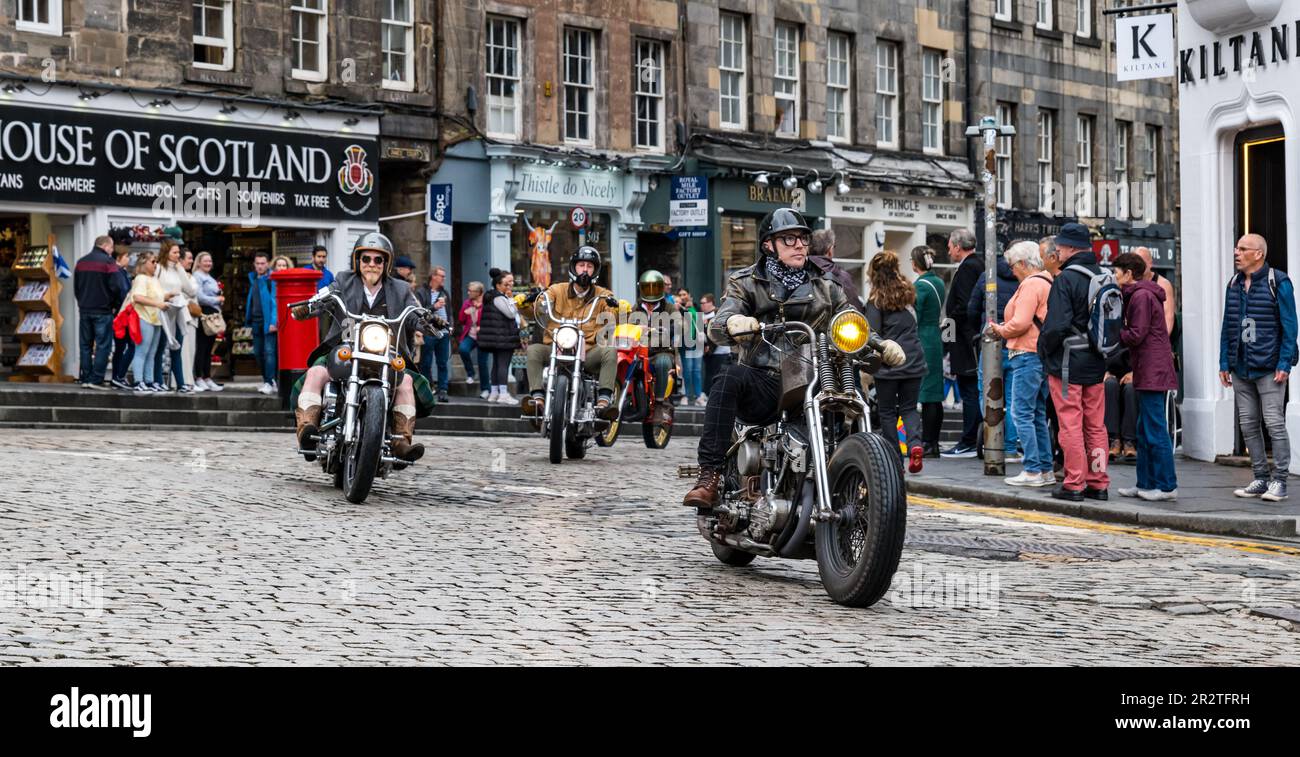 Edinburgh, Scotland, UK, 21st May 2023. Distinguished Gentlemen’s Ride ...