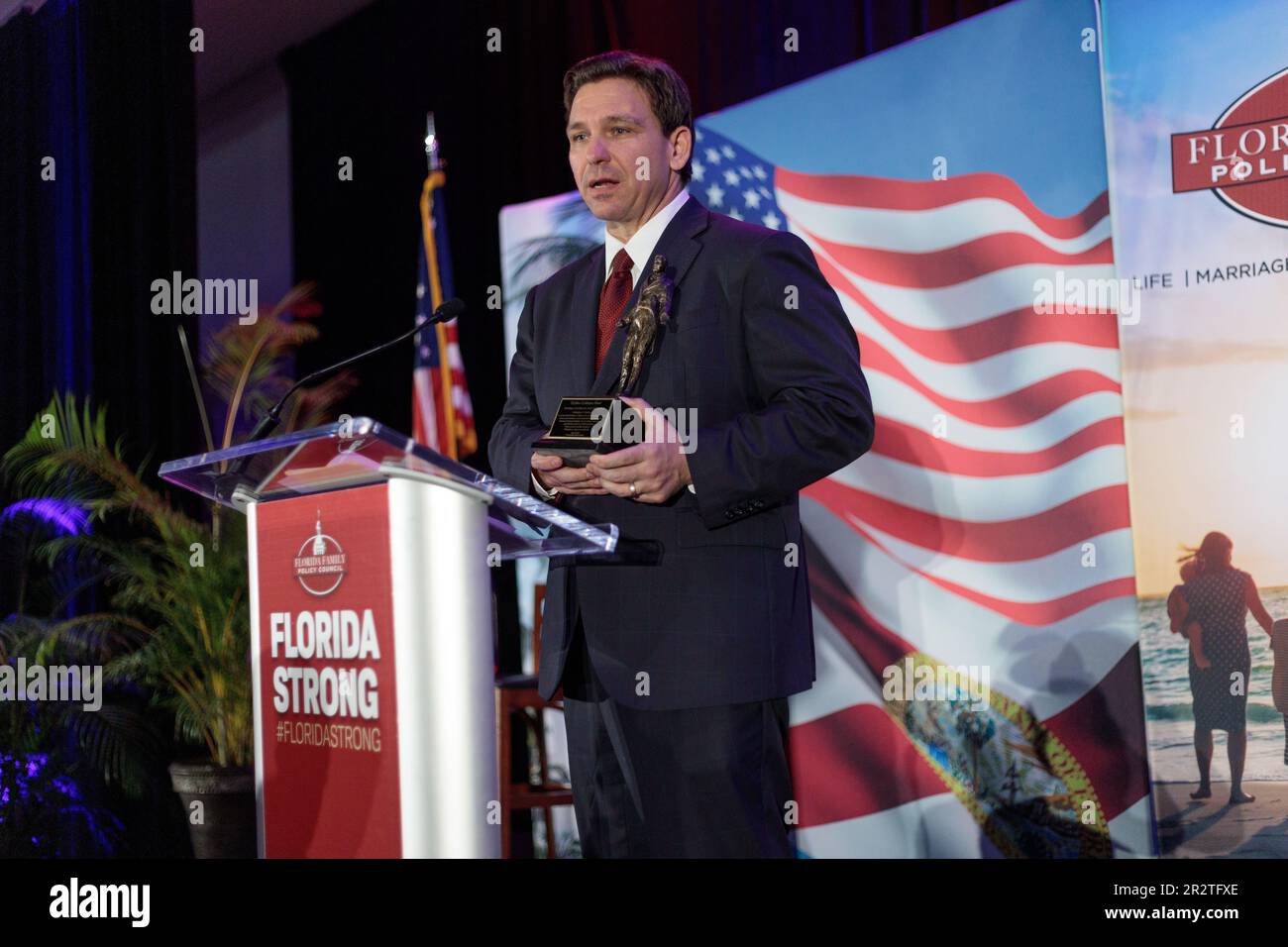 Governor Ron DeSantis Speaks and Receives William Wilberforce Award at ...