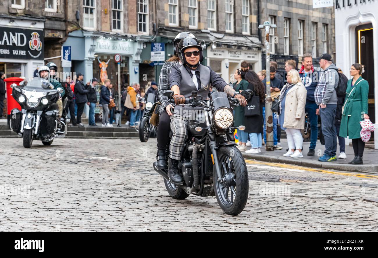 Edinburgh, Scotland, UK, 21st May 2023. Distinguished Gentlemen’s Ride ...