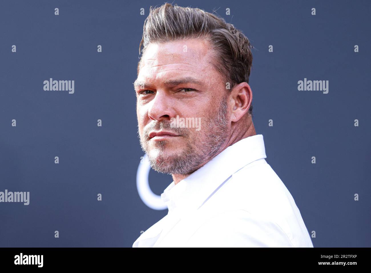 UNIVERSAL CITY, LOS ANGELES, CALIFORNIA, USA - MAY 20: Alan Ritchson ...
