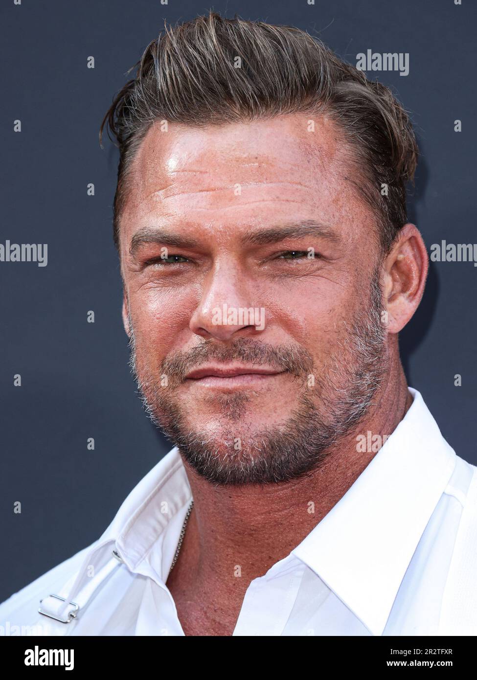 UNIVERSAL CITY, LOS ANGELES, CALIFORNIA, USA - MAY 20: Alan Ritchson ...