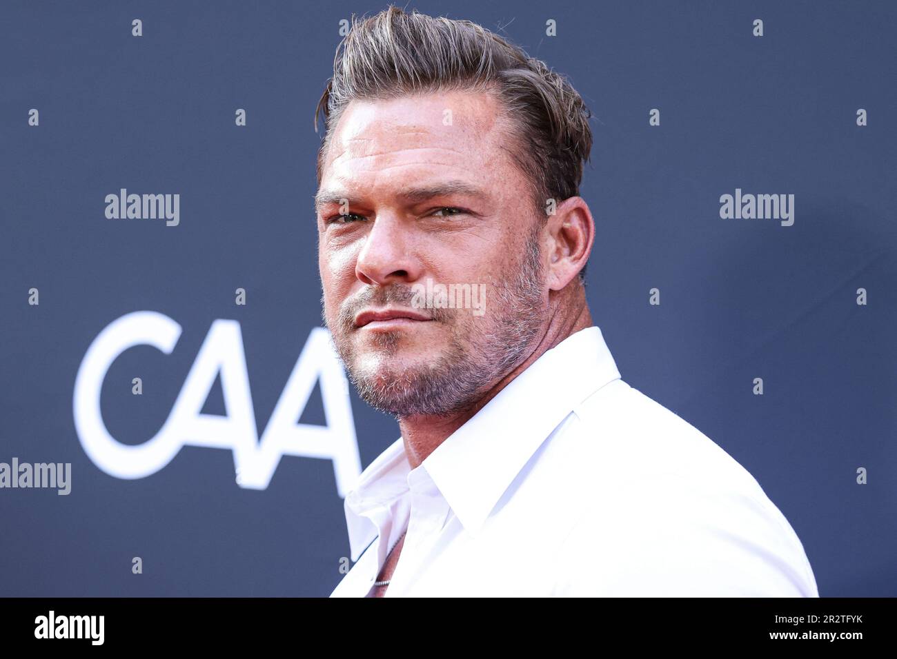 UNIVERSAL CITY, LOS ANGELES, CALIFORNIA, USA - MAY 20: Alan Ritchson ...