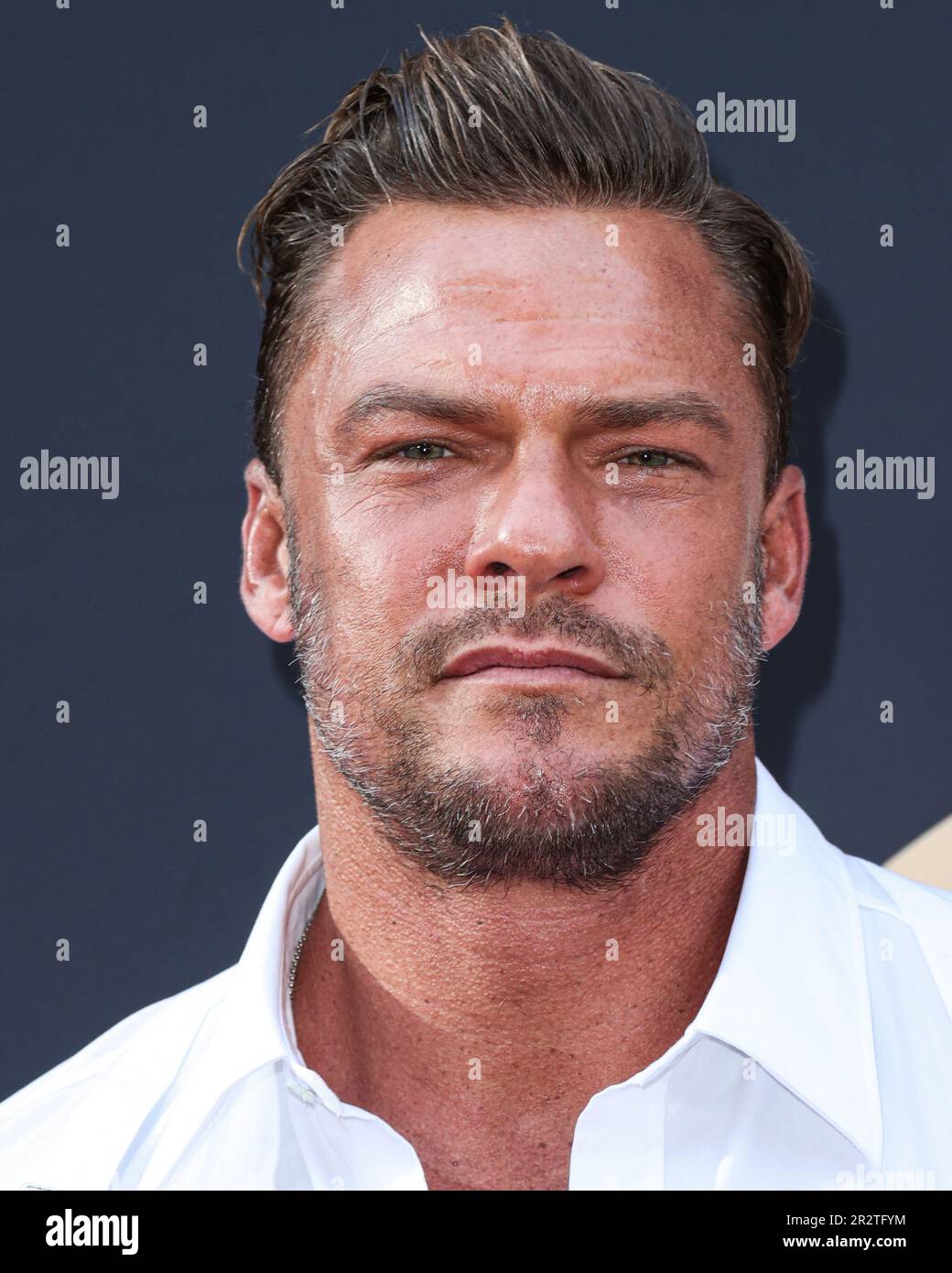 UNIVERSAL CITY, LOS ANGELES, CALIFORNIA, USA - MAY 20: Alan Ritchson ...