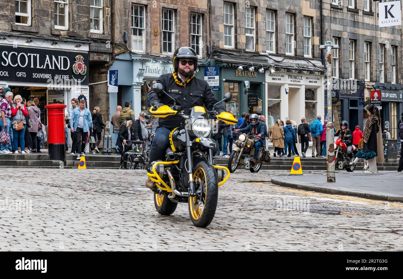 Edinburgh, Scotland, UK, 21st May 2023. Distinguished Gentlemen’s Ride ...