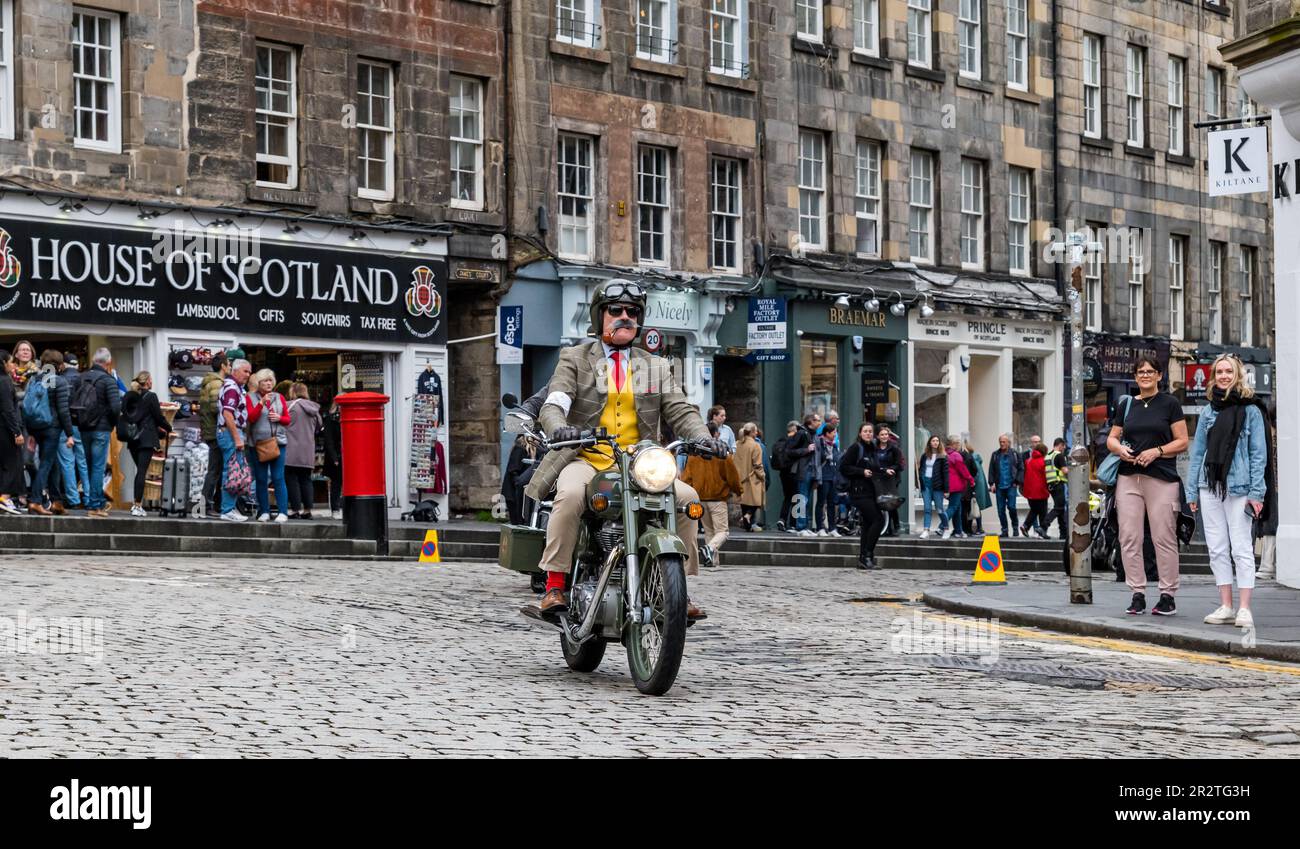 Edinburgh, Scotland, UK, 21st May 2023. Distinguished Gentlemen’s Ride ...