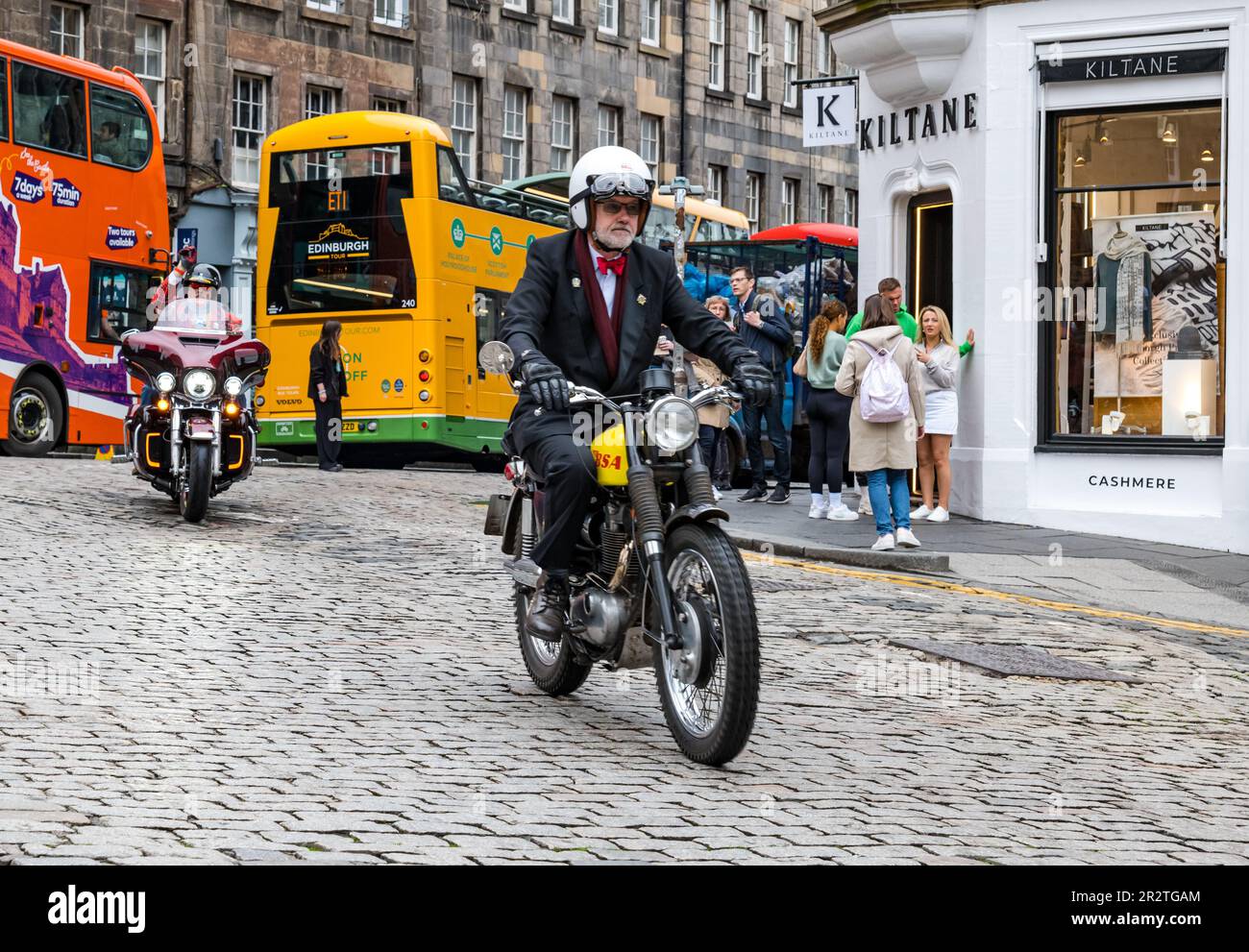 Edinburgh, Scotland, UK, 21st May 2023. Distinguished Gentlemen’s Ride ...