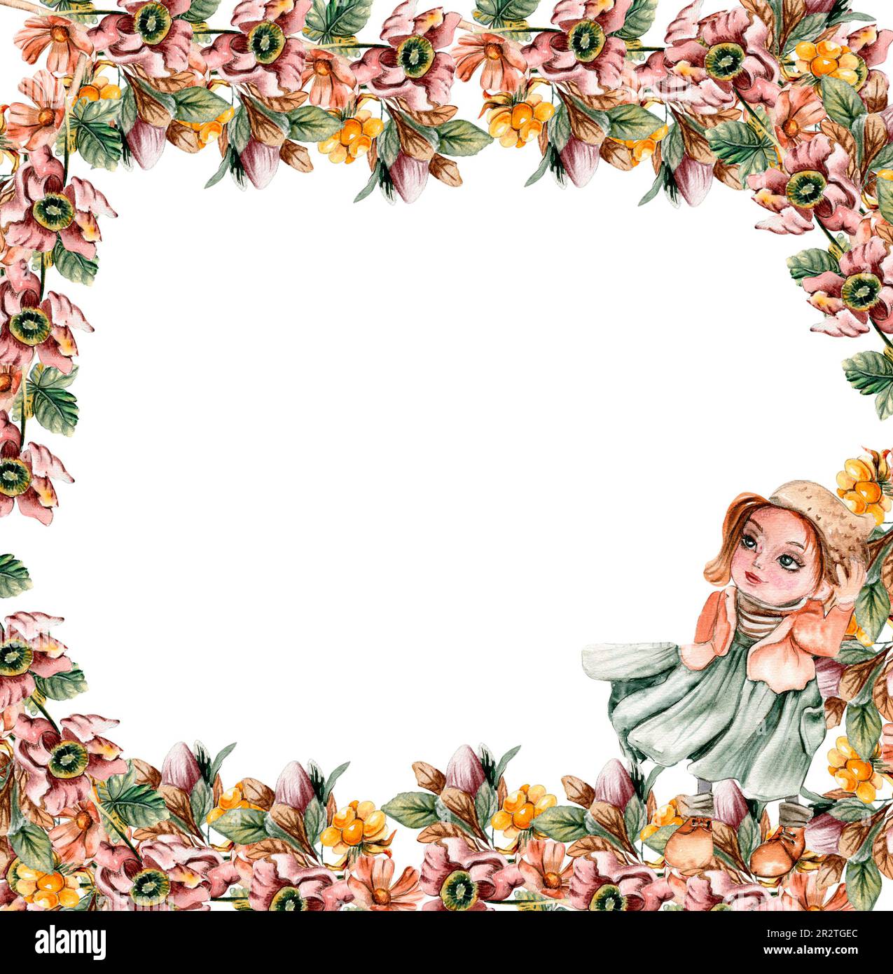 Square Flower Borders