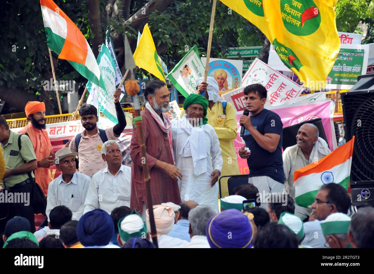 May 21, 2023, New Delhi, Delhi, India: social activist Yogender Yadav ...