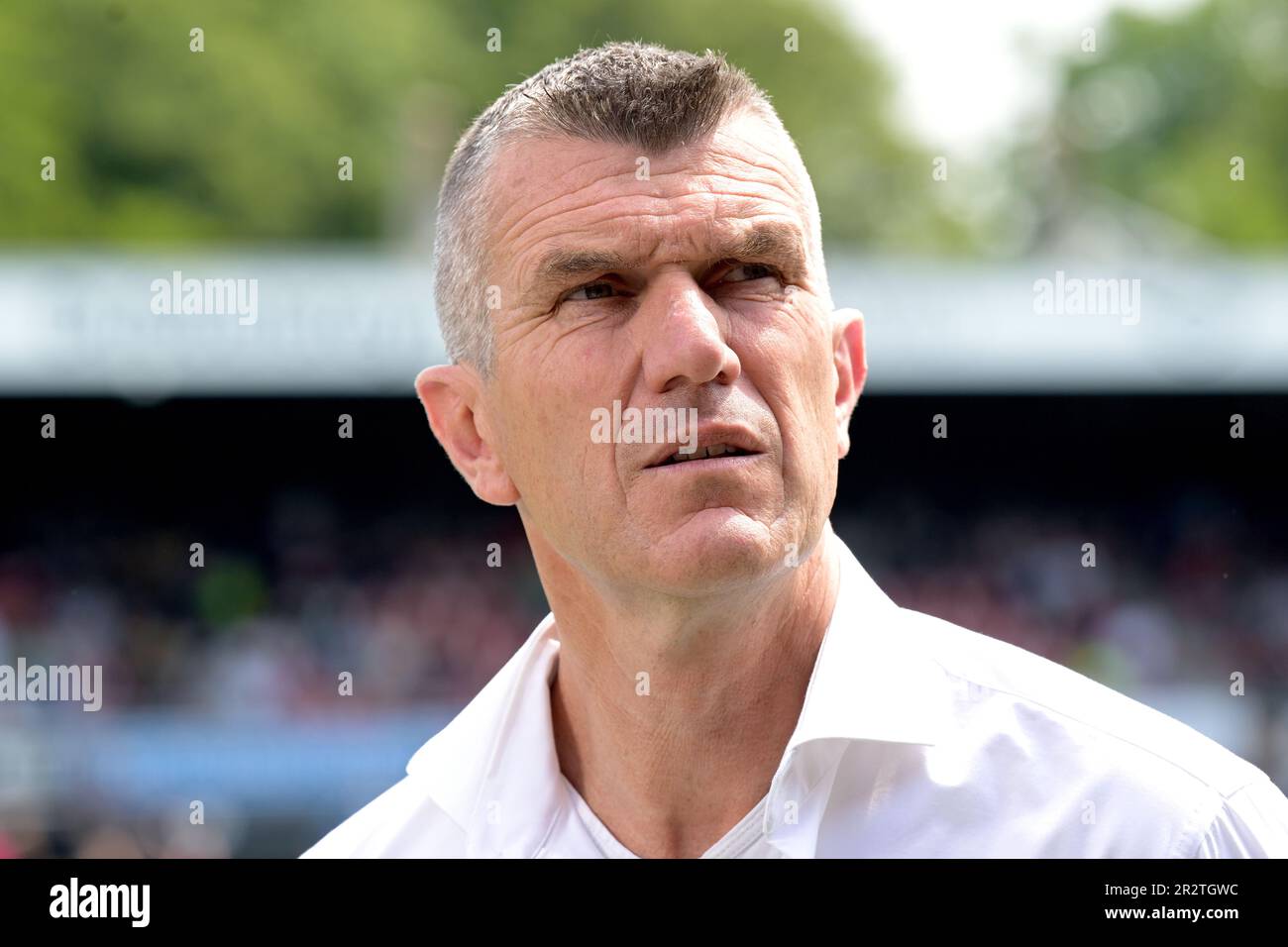 ROTTERDAM - sbv Excelsior coach Marinus Dijkhuizen prior to the Dutch ...
