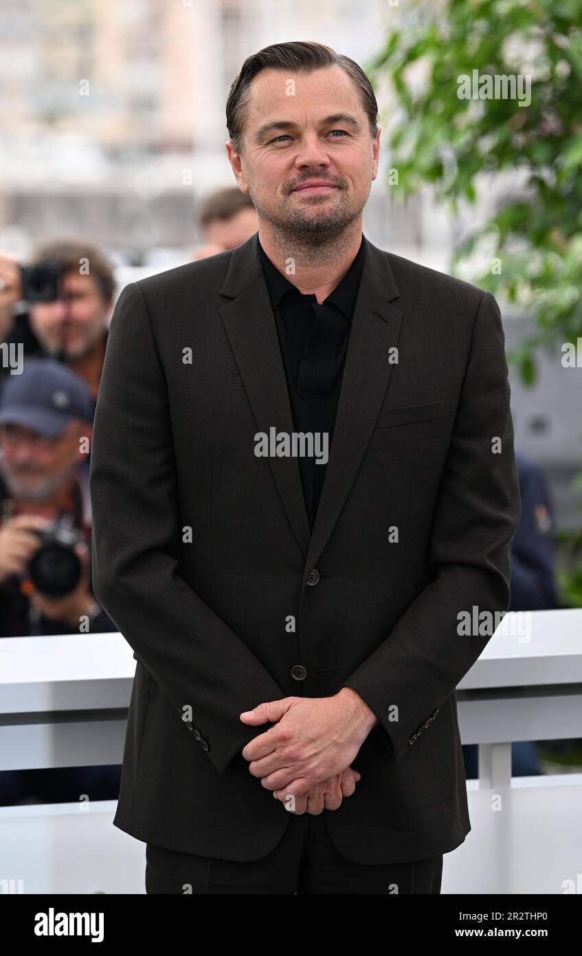 Leonardo DiCaprio attending the photocall for Killers of The Flower ...