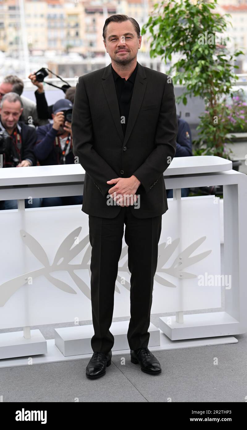 Leonardo DiCaprio attending the photocall for Killers of The Flower ...