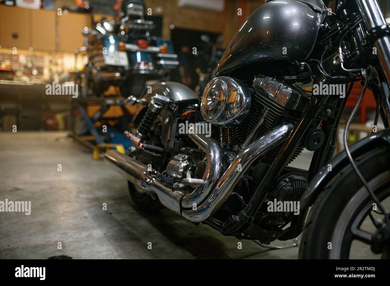 Motorcycle restoration hi-res stock photography and images - Alamy