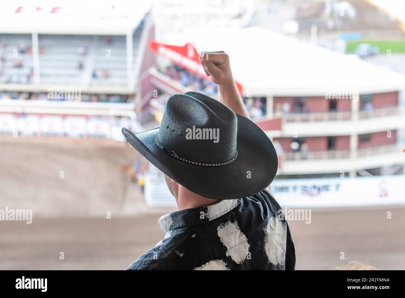 Black Cowboy Hat Front View