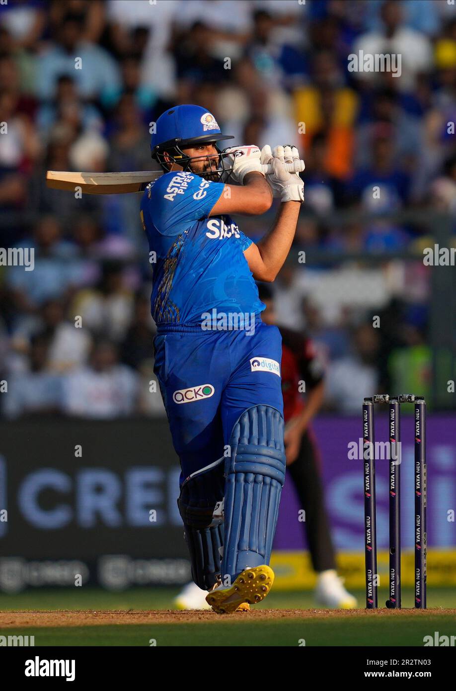 Mumbai Indians' Rohit Sharma bats during the Indian Premier League (IPL ...