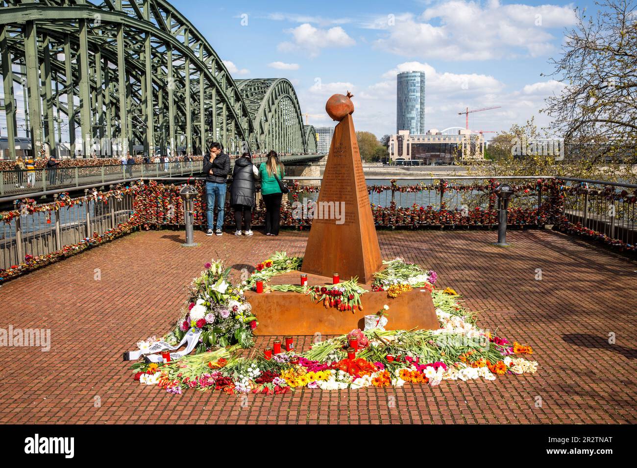 temporaer memorial in memory of the genocide of the Armenians in the ...