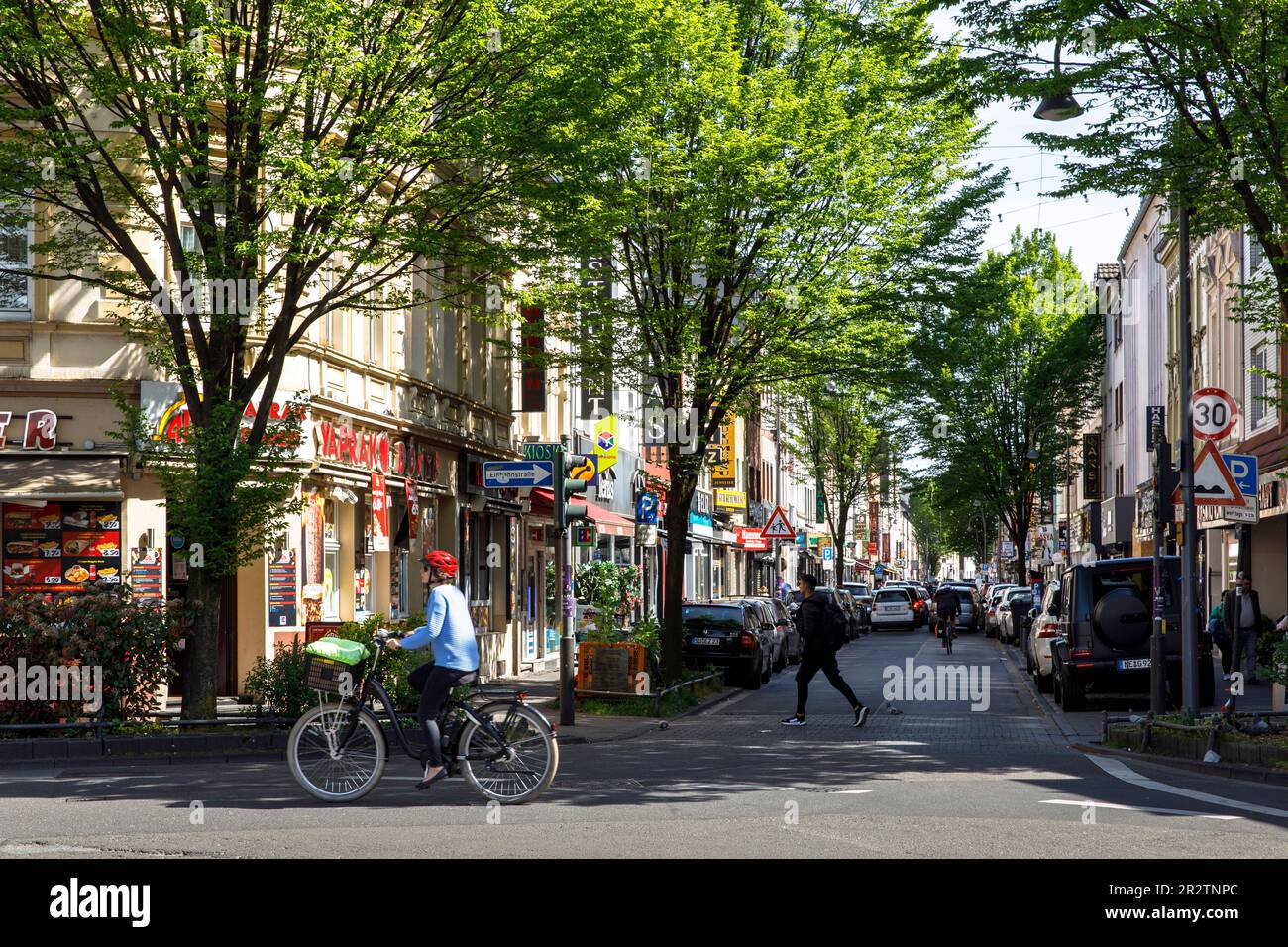 the Keup street with many Turkish shops and restaurants in the district ...