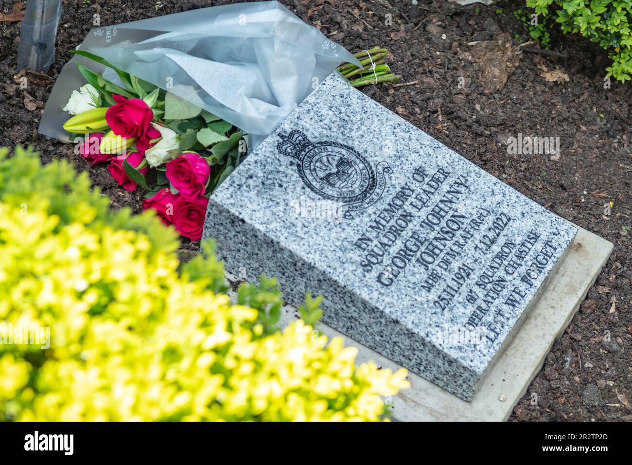 The family of Squadron Leader George ‘Leonard’ Johnny Johnson gather at ...