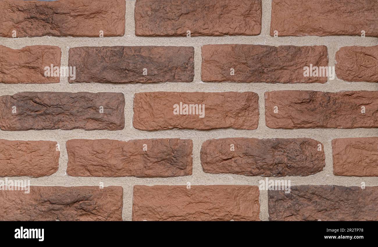 brick texture and wall tiles elevation background stone Stock Photo - Alamy