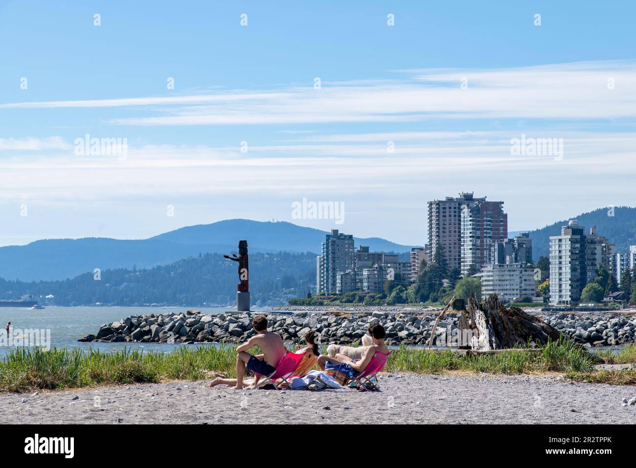 Vancouver, BC, Canada-August 2022; Close up view of some young people ...