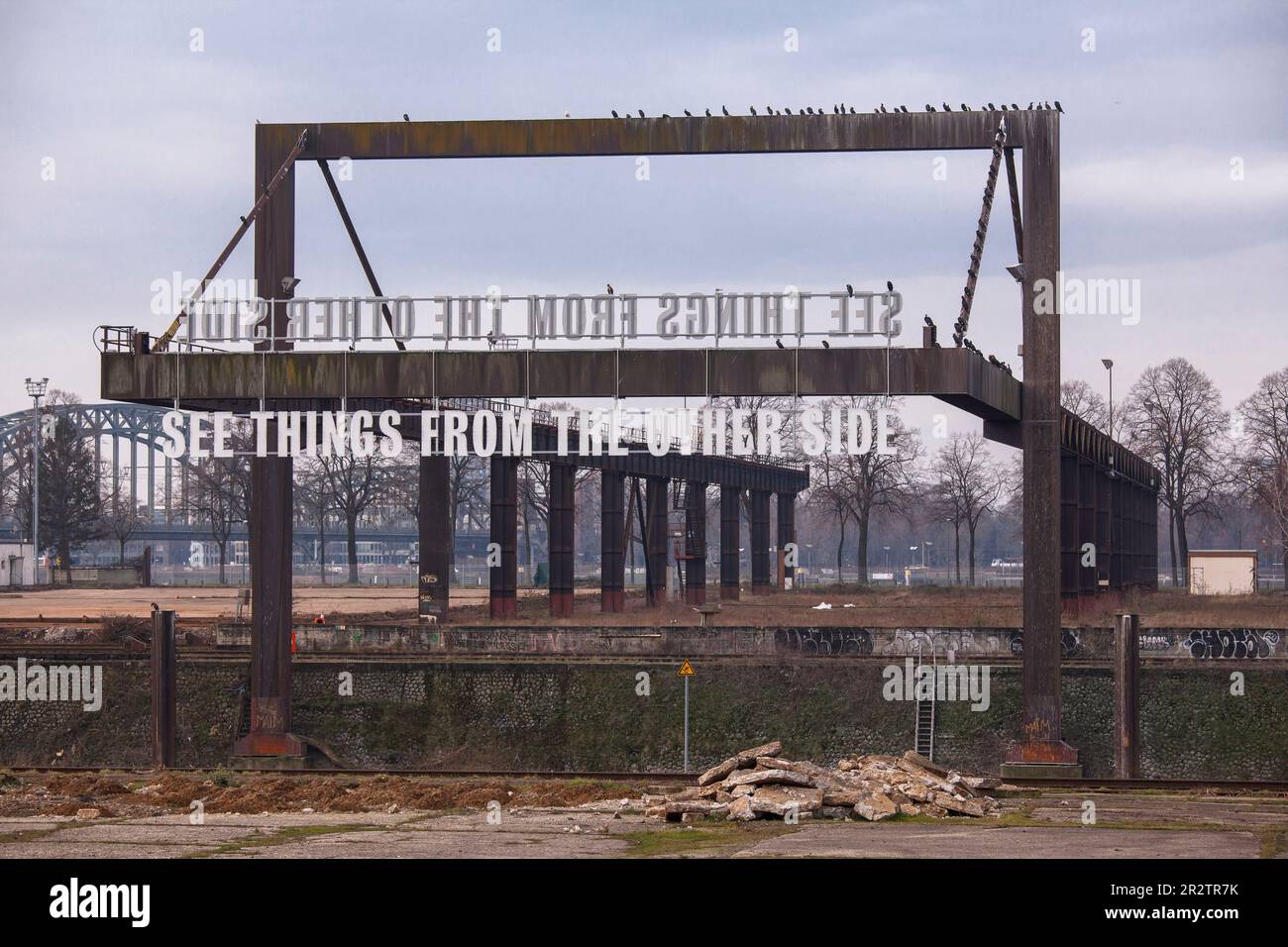 the art installation See things from the other side by Tim Etchells at ...