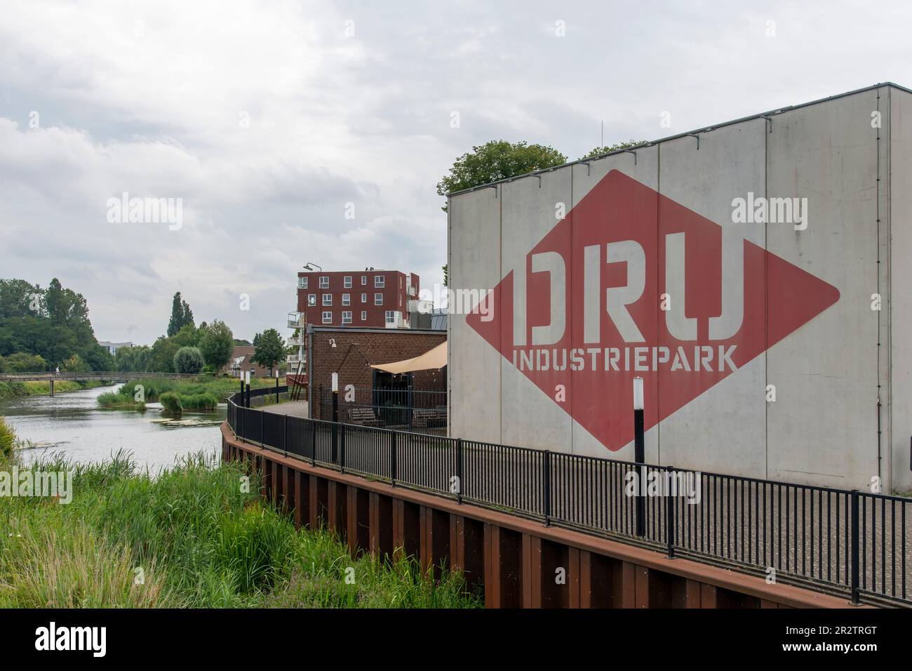 Ulft, the Netherlands-August 2022; Side view of DRU Culture Factory, a ...