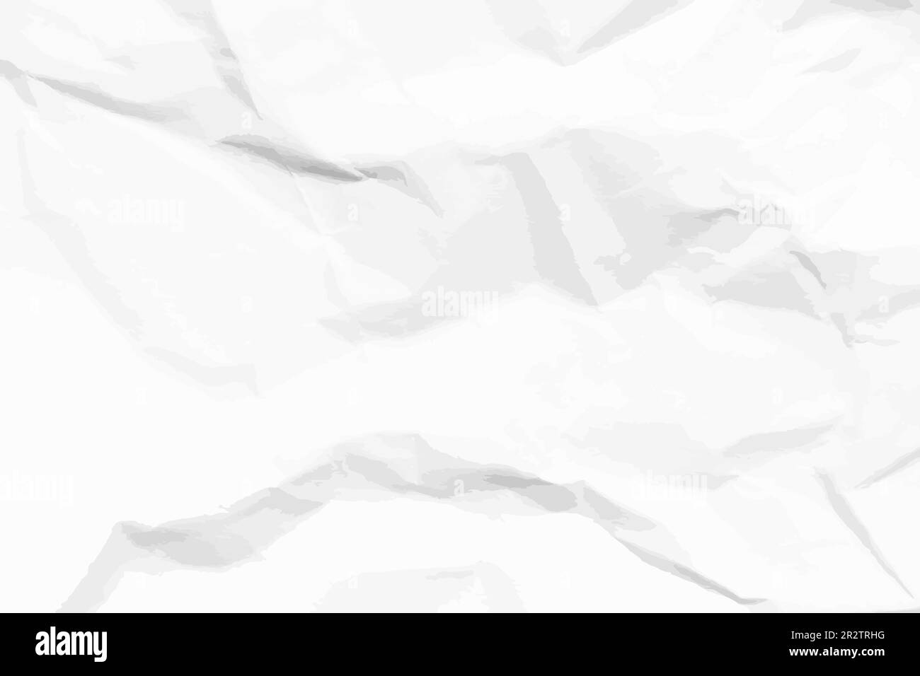 Wrinkled white paper textured background. Vector for use in design ...