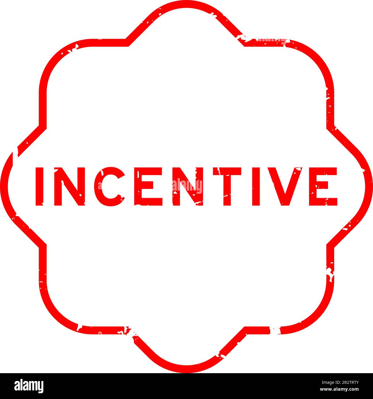 Grunge red incentive word rubber seal stamp on white background Stock Vector Image & Art - Alamy