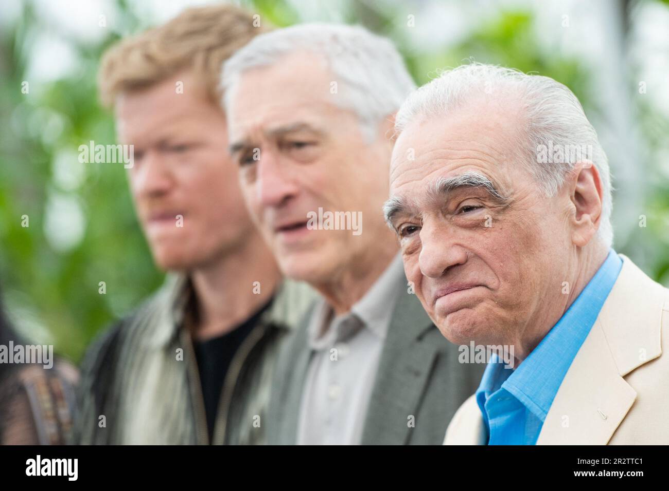 Cannes, France. 21st May, 2023. Jesse Plemons, Martin Scorsese and ...