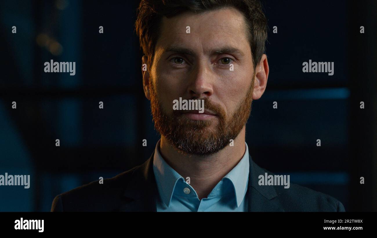 Desperate company boss thinking hi-res stock photography and images - Alamy