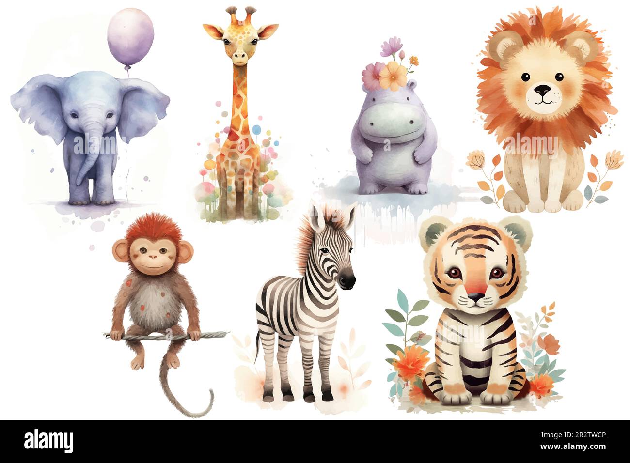 Cartoon tiger lion hi-res stock photography and images - Alamy