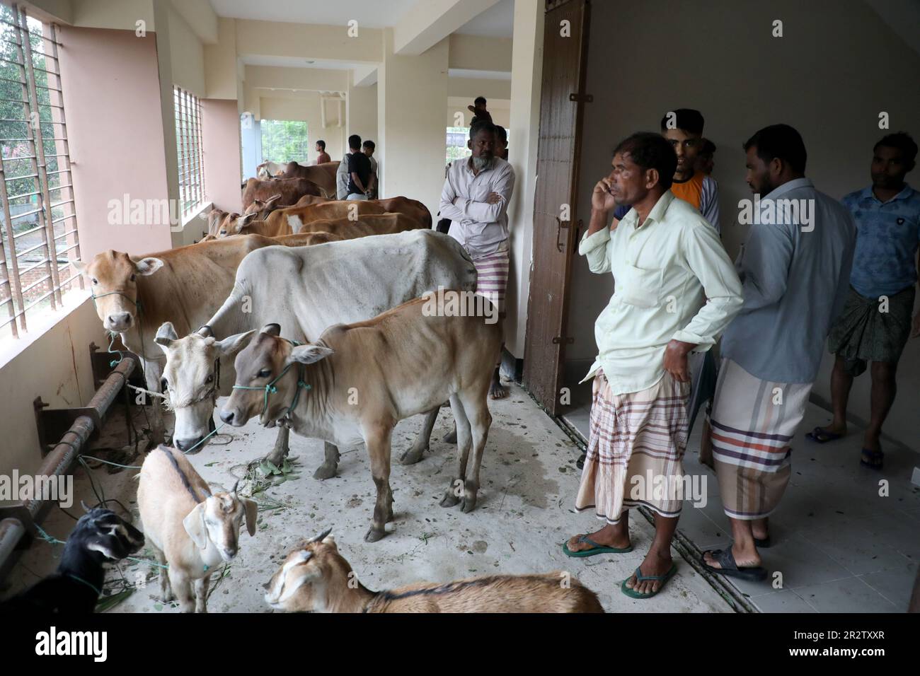 Cox's bazar, Bangladesh - May 14, 2023: Local people are moving to ...