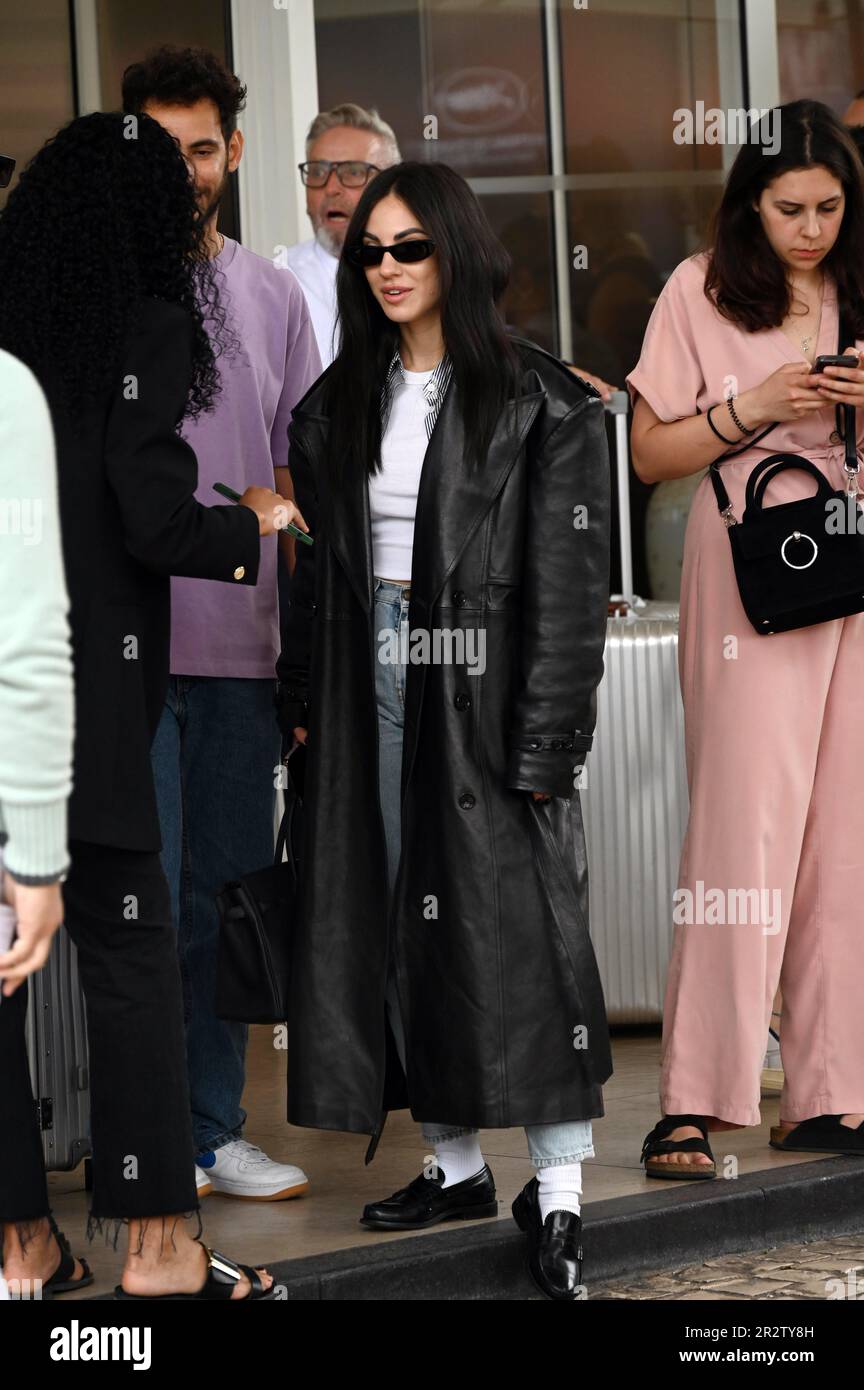 76th Cannes Film Festival 2023, Giulia De Lellis leaving the Hotel ...