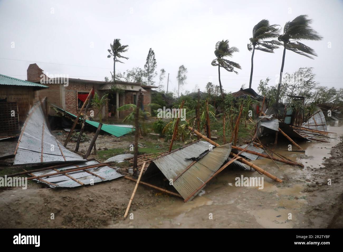 Cox's bazar, Bangladesh - May 14, 2023: Cyclone Mocha crossed ...