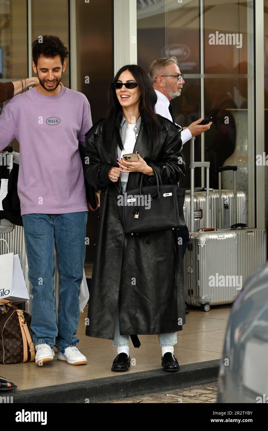 76th Cannes Film Festival 2023, Giulia De Lellis leaving the Hotel ...