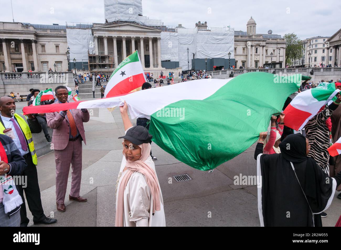 Trafalgar Square, London, UK. 21st May 2023. Somali people take part ...