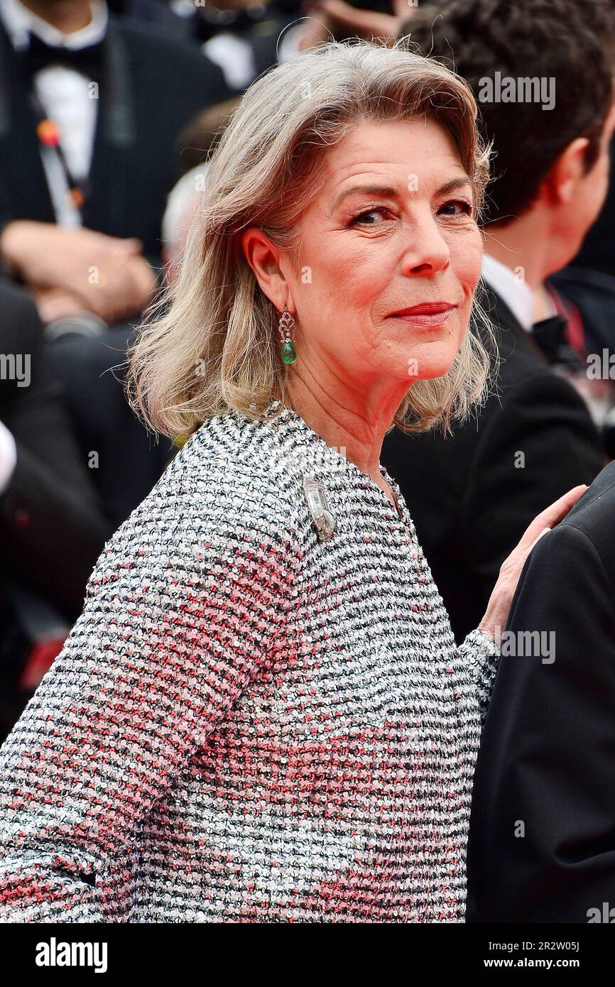 Caroline von Hannover attends the premiere of „Killers of the Flower ...