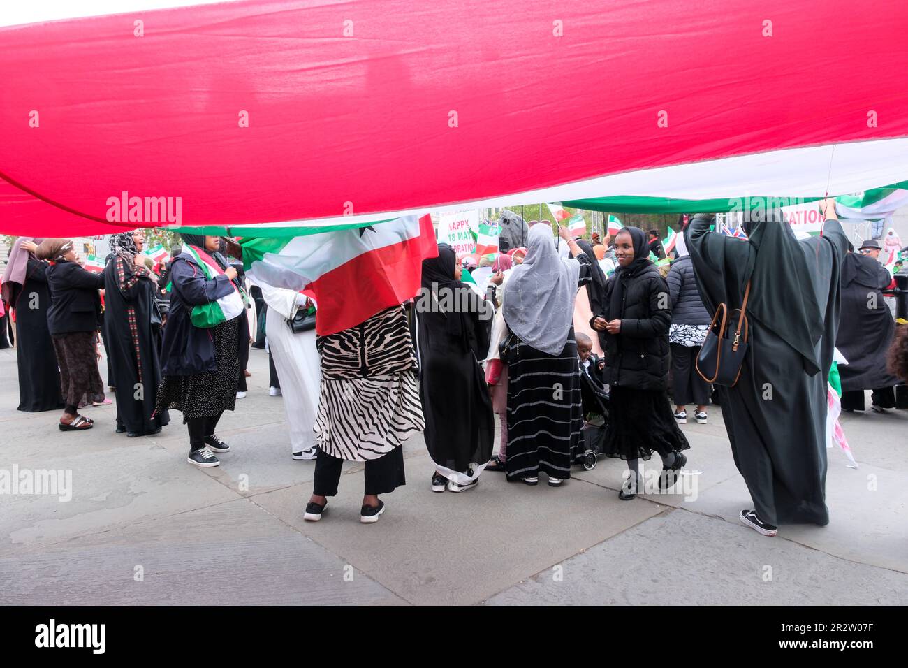 Trafalgar Square, London, UK. 21st May 2023. Somali people take part ...