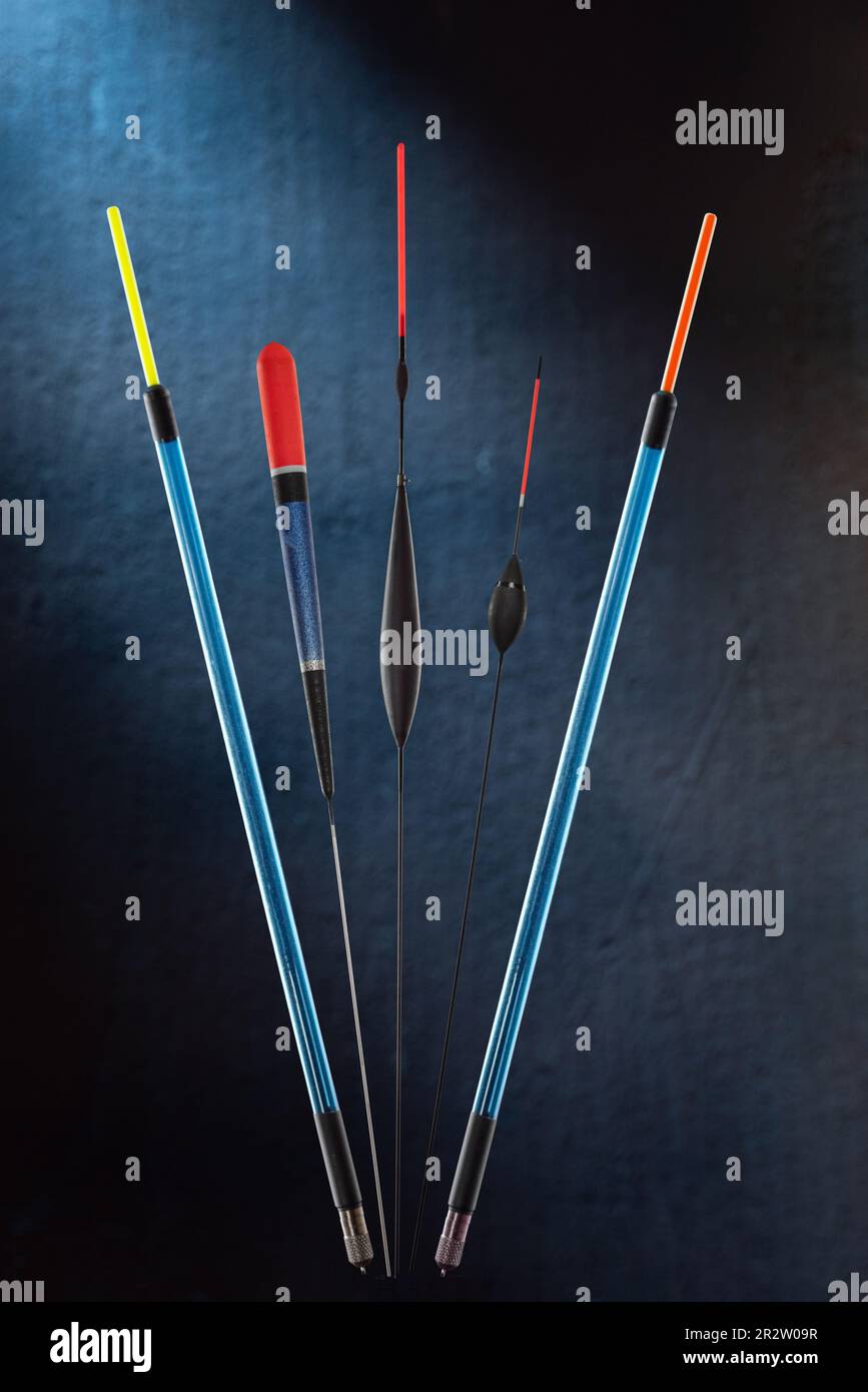 Several different floats. Fishing floats of various shapes. Promotional ...