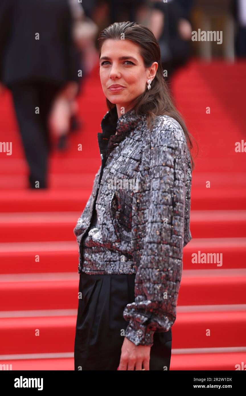 Charlotte Casiraghi poses for photographers upon arrival at the ...