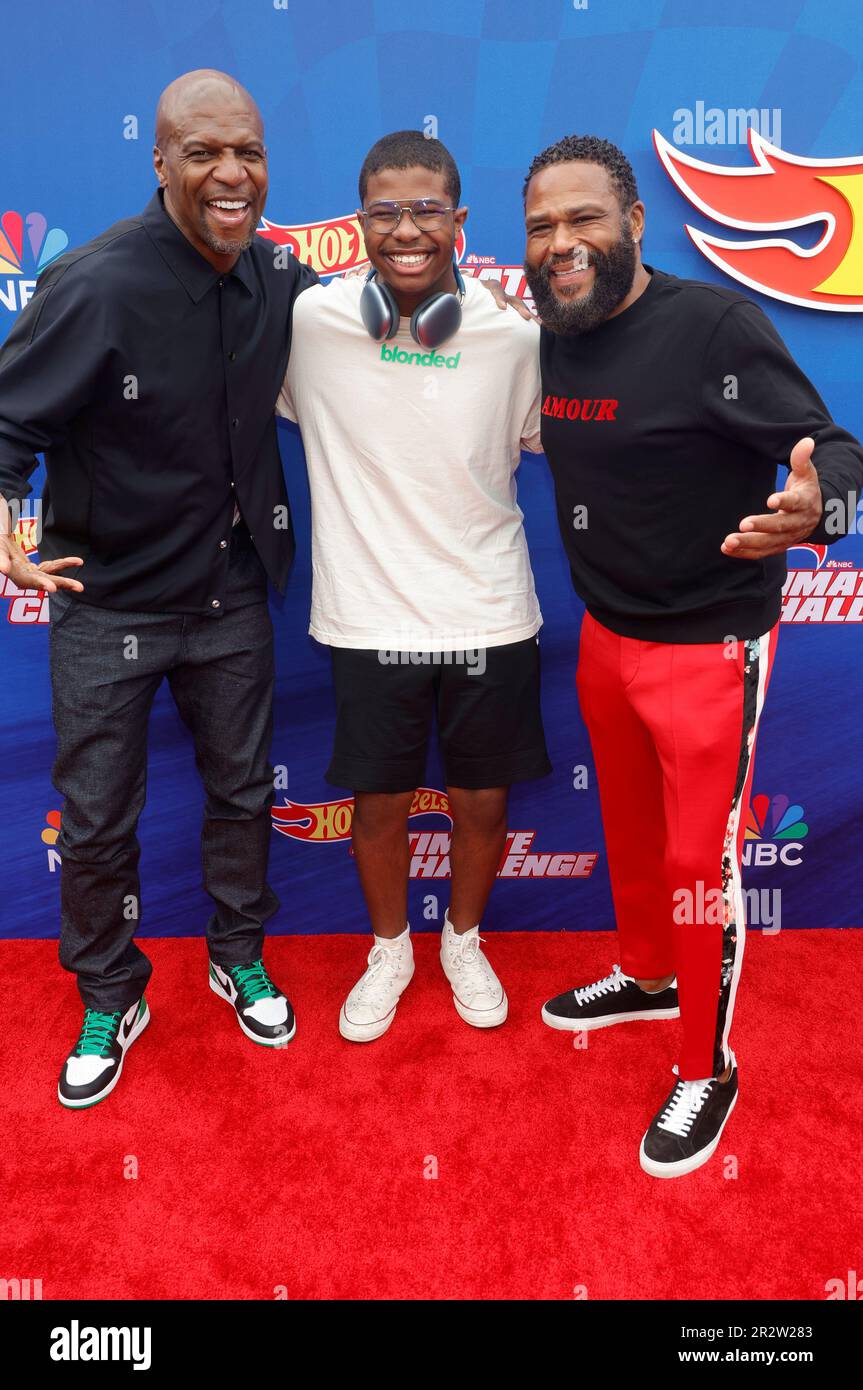 Los Angeles, California, USA. 20th May, 2023. Terry Crews, Isaiah Crews ...