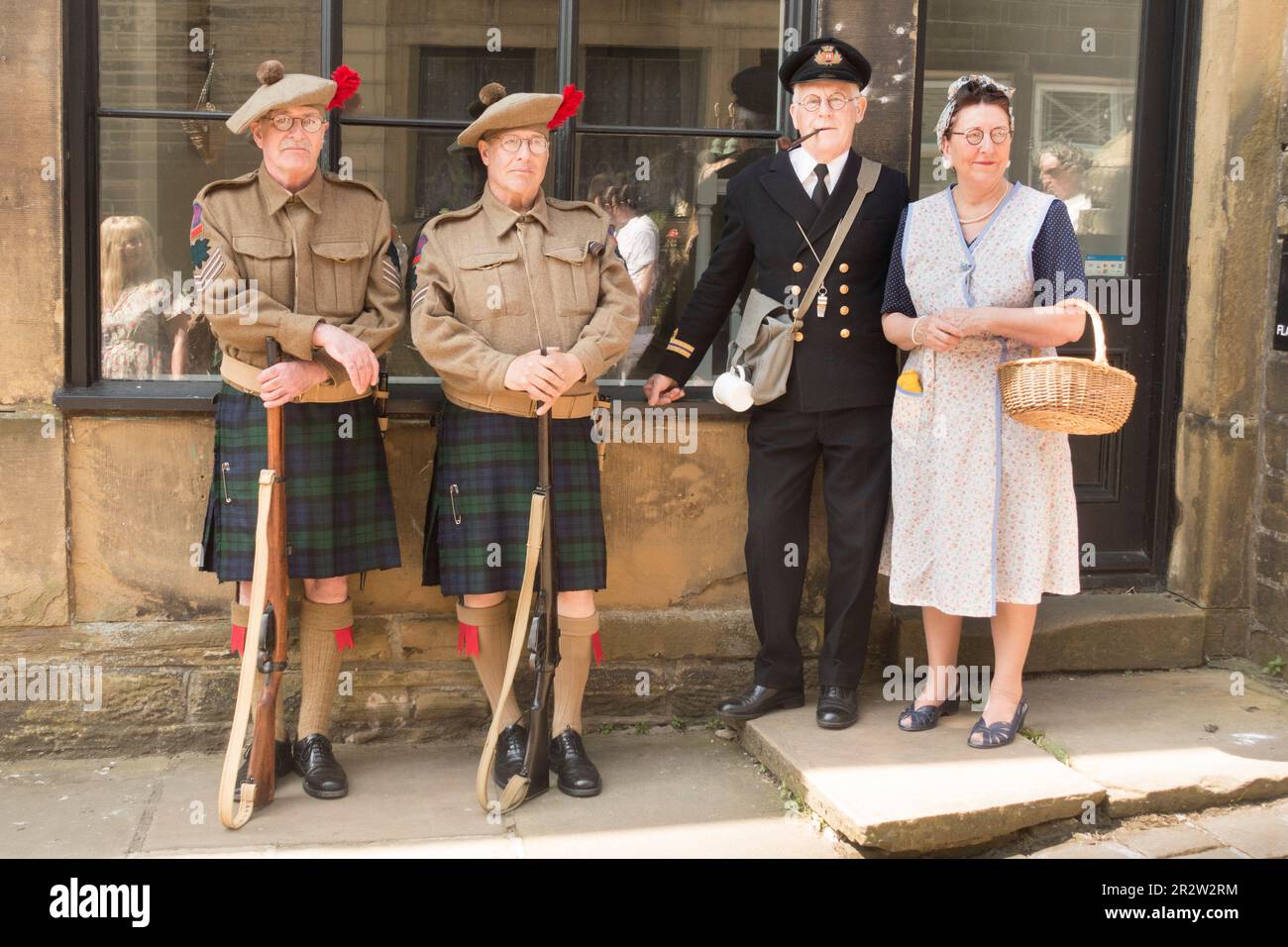 May 2023 haworth 1940s weekend hi-res stock photography and images - Alamy
