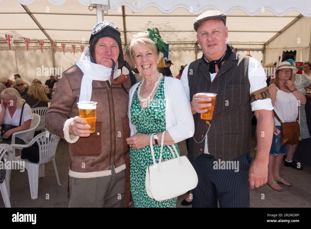 Haworth, England, UK, 21st May 2023. Haworth 1940s weekend is a popular ...