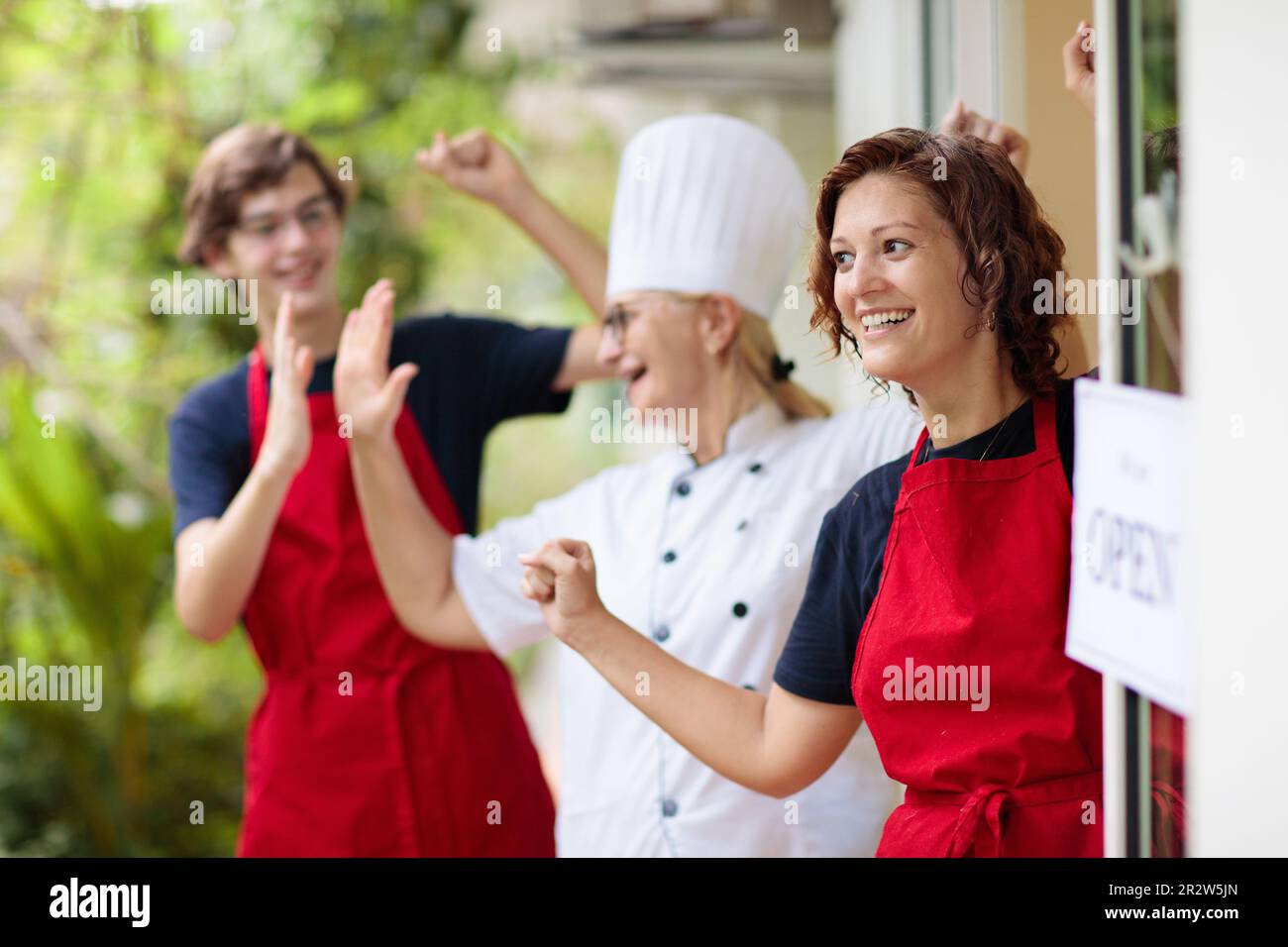 Restaurant opening ceremony hi-res stock photography and images - Alamy