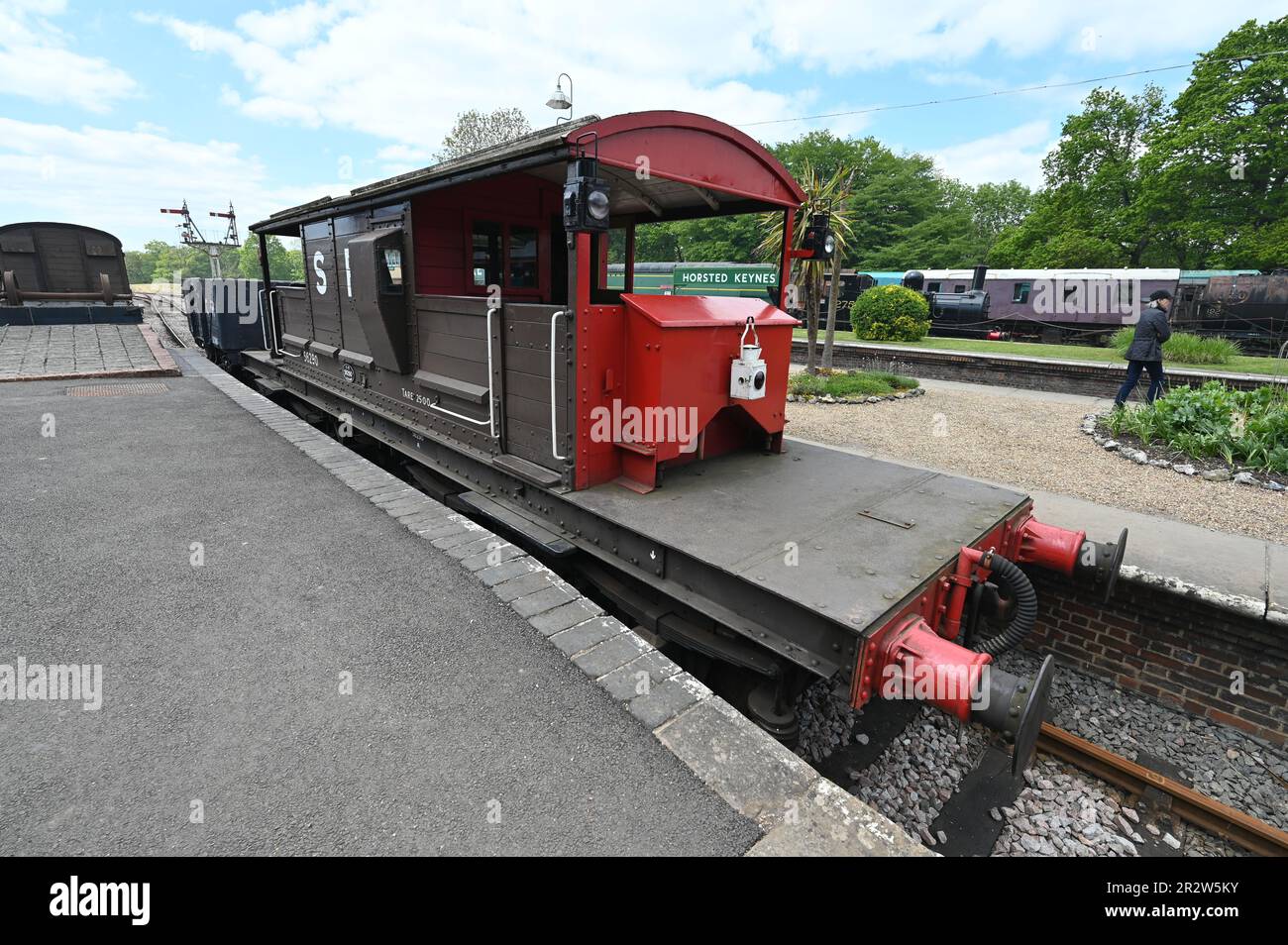 A Southern Railway brake van Stock Photo - Alamy