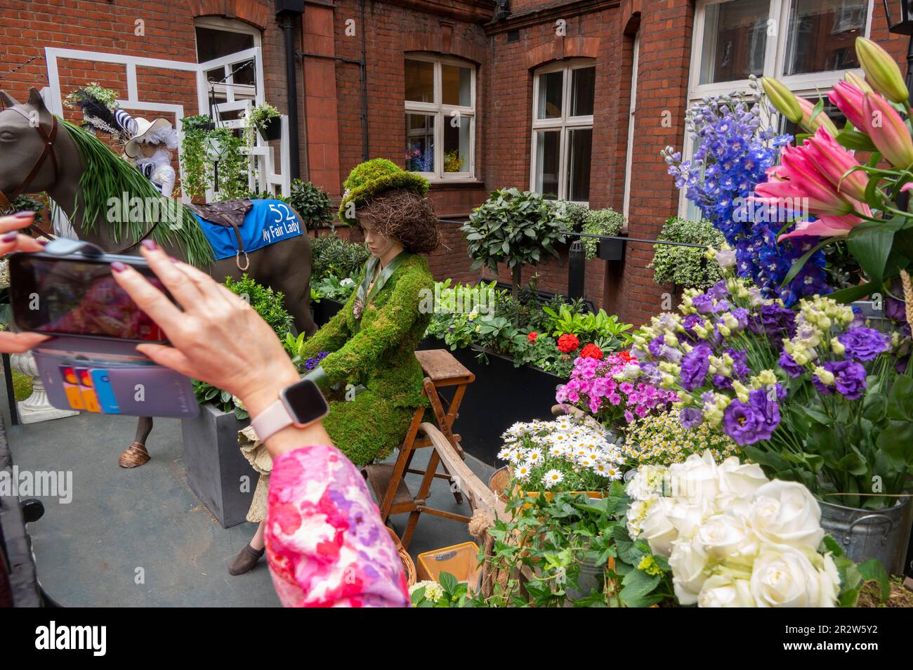 The Sloane Club, London, UK. 21st May, 2023. Flowers in Film is the ...