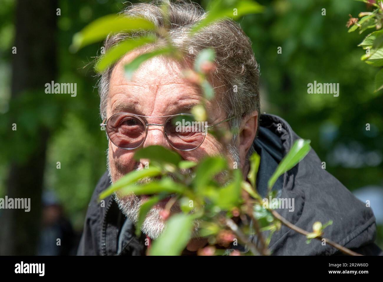 Moscow, Russia. 21st of May, 2023. Russian actor Leonid Yarmolnik takes ...